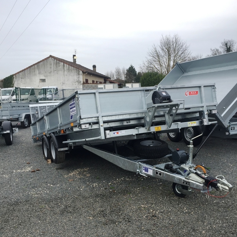 Plateau basculant hydraulique Ifor Williams CT 167 G CT167G I HLV Remorques